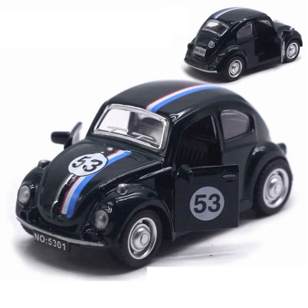 Gift Alloy Pullback Car Retro Style 1:43 Three Wheeled Vehicle Model ...