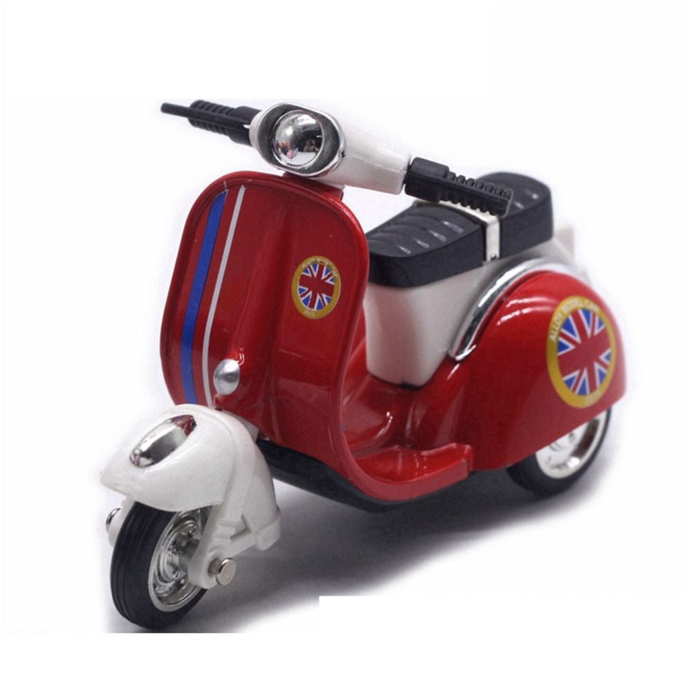 Gift Alloy Pullback Car Retro Style 1:43 Three Wheeled Vehicle Model ...