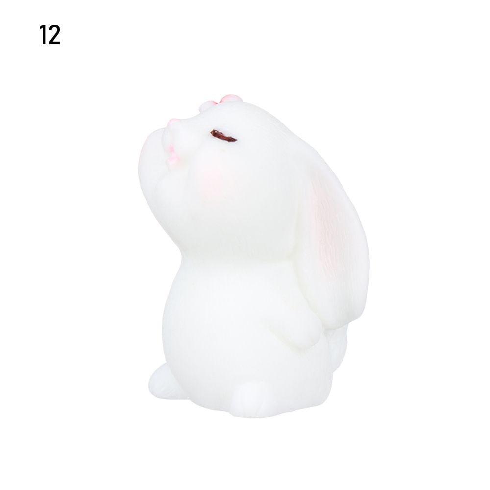 Gift Animal Craft Dollhouse Ornament Micro Landscape Miniature Rabbit ...