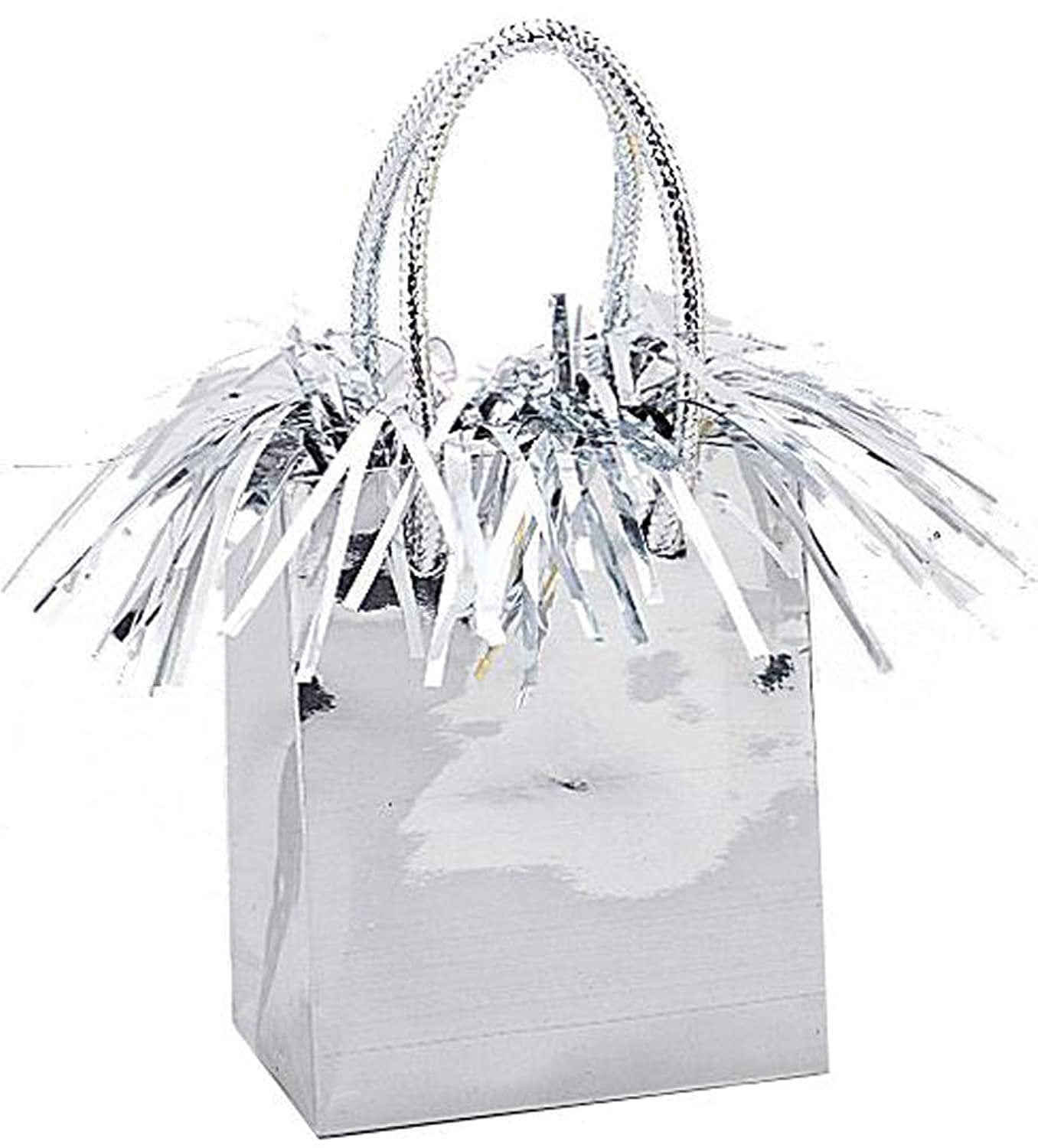 Gift Bag Shaped Balloon Weight, Silver, 1ct - Walmart.com
