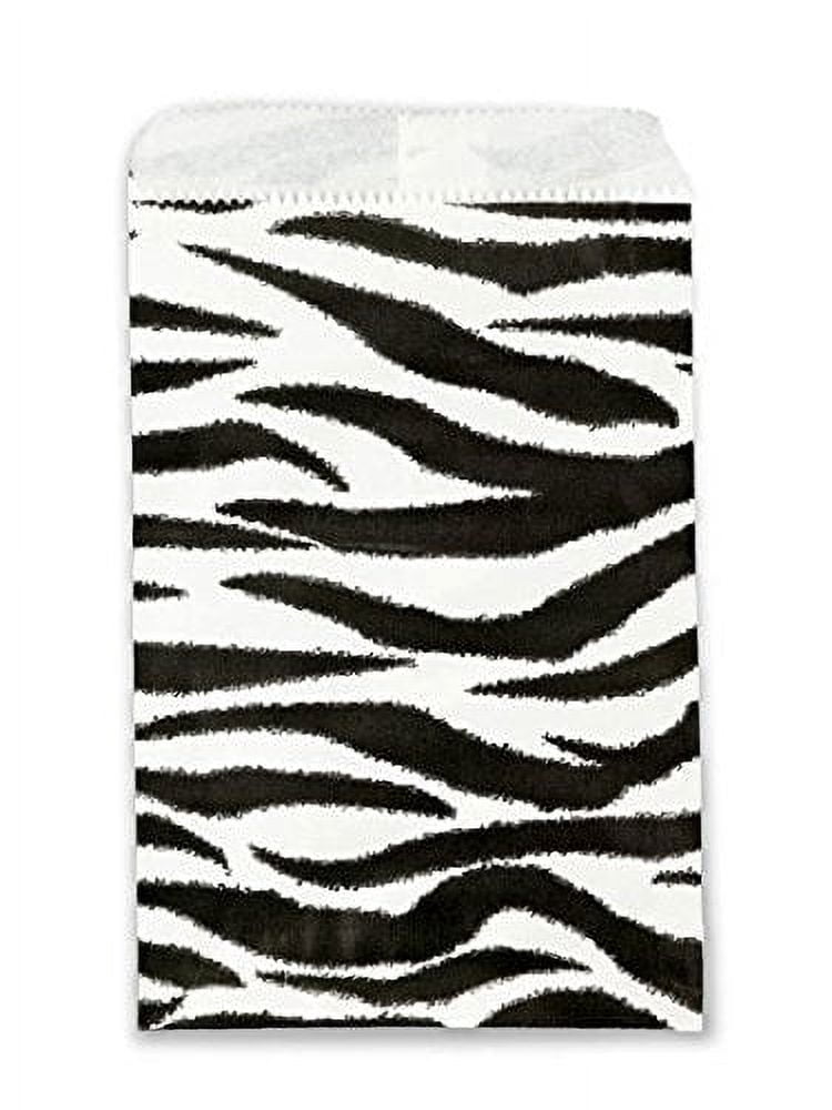 Gift Bags Zebra Print 6"x4" (Package of 100) - Walmart.com
