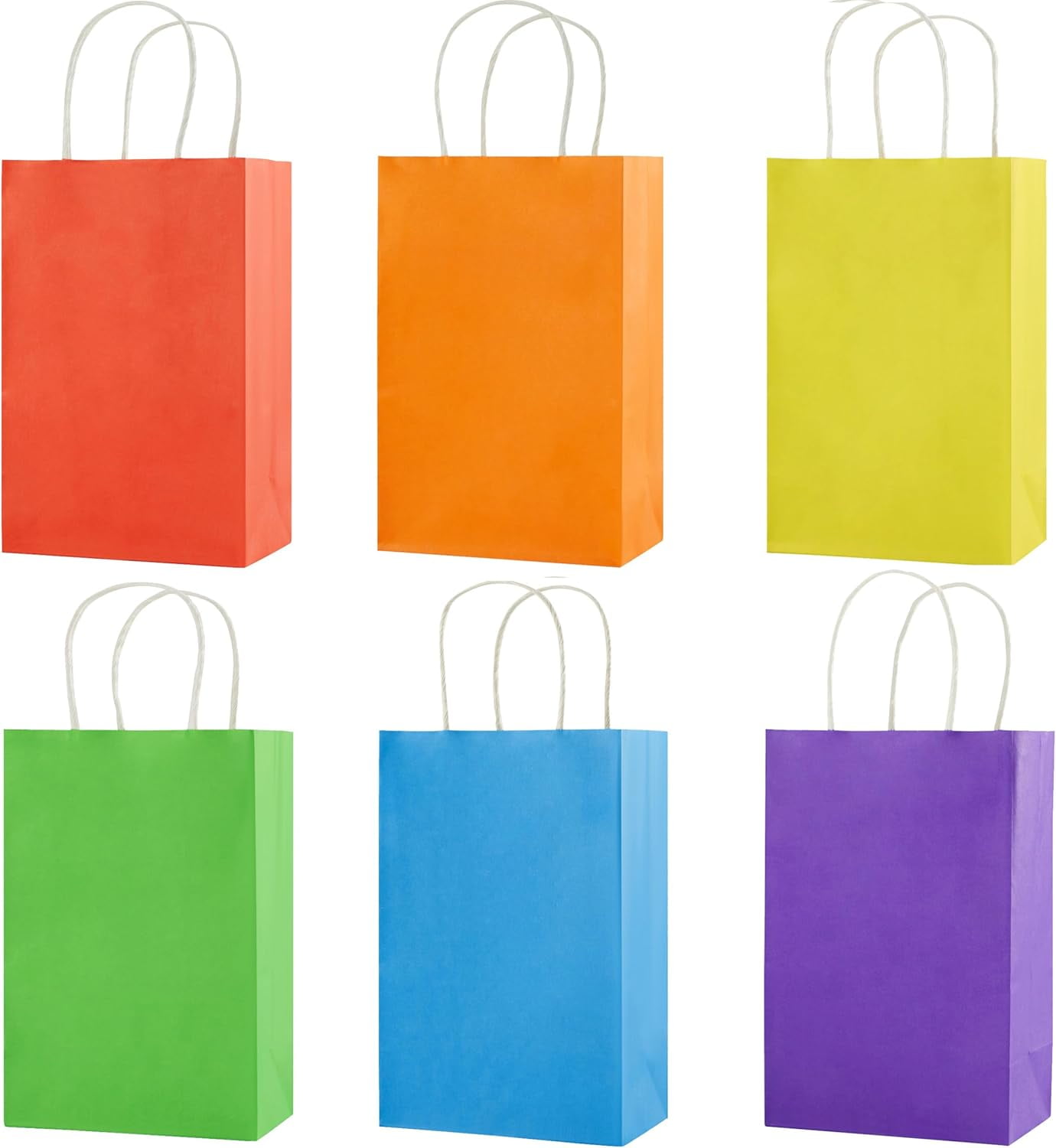 Gift Bags with Handles, Paper Party Favor Bags for Birthdays, Events ...