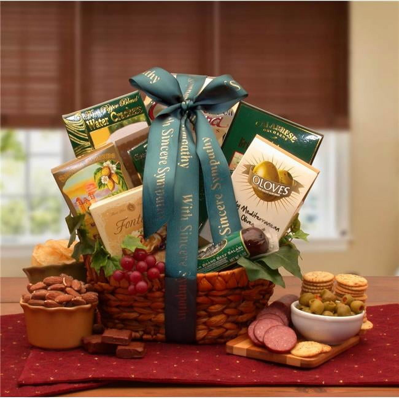 Gift Basket Drop 8113612 In Loving Memory Sympathy Gift Basket ...