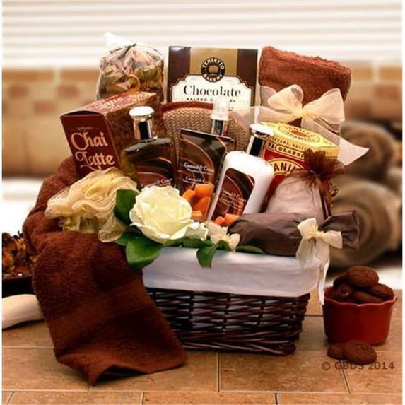 Gift Basket Drop Shipping Caramel Indulgence Spa Relaxation Gift Hamper ...