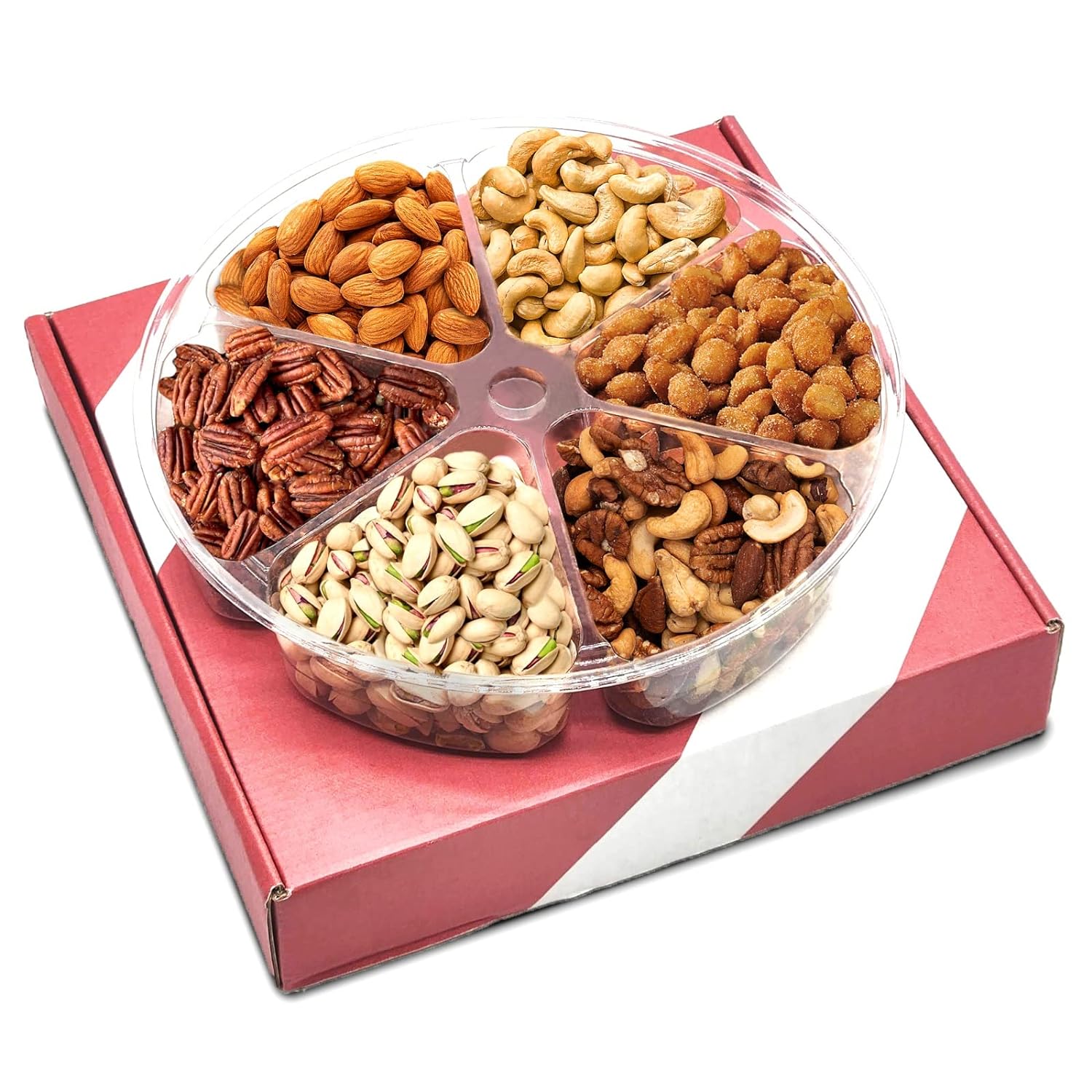 Gift Basket - Freshly Roasted Assorted Party Tray (6 Assortments) 30 Oz ...