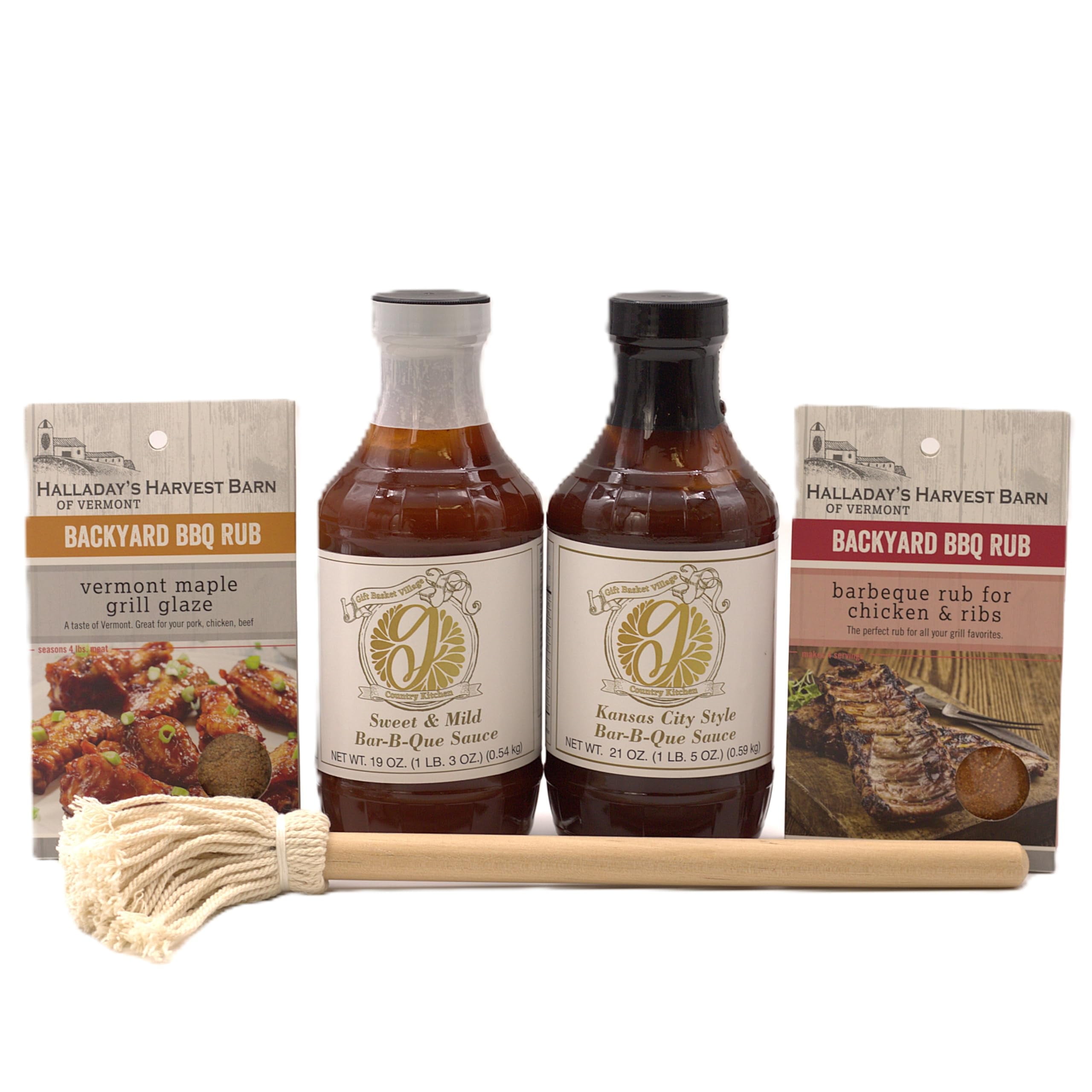 Gift Basket Village BBQ Sauce Gift Set - Sweet & Mild and Kansas City ...