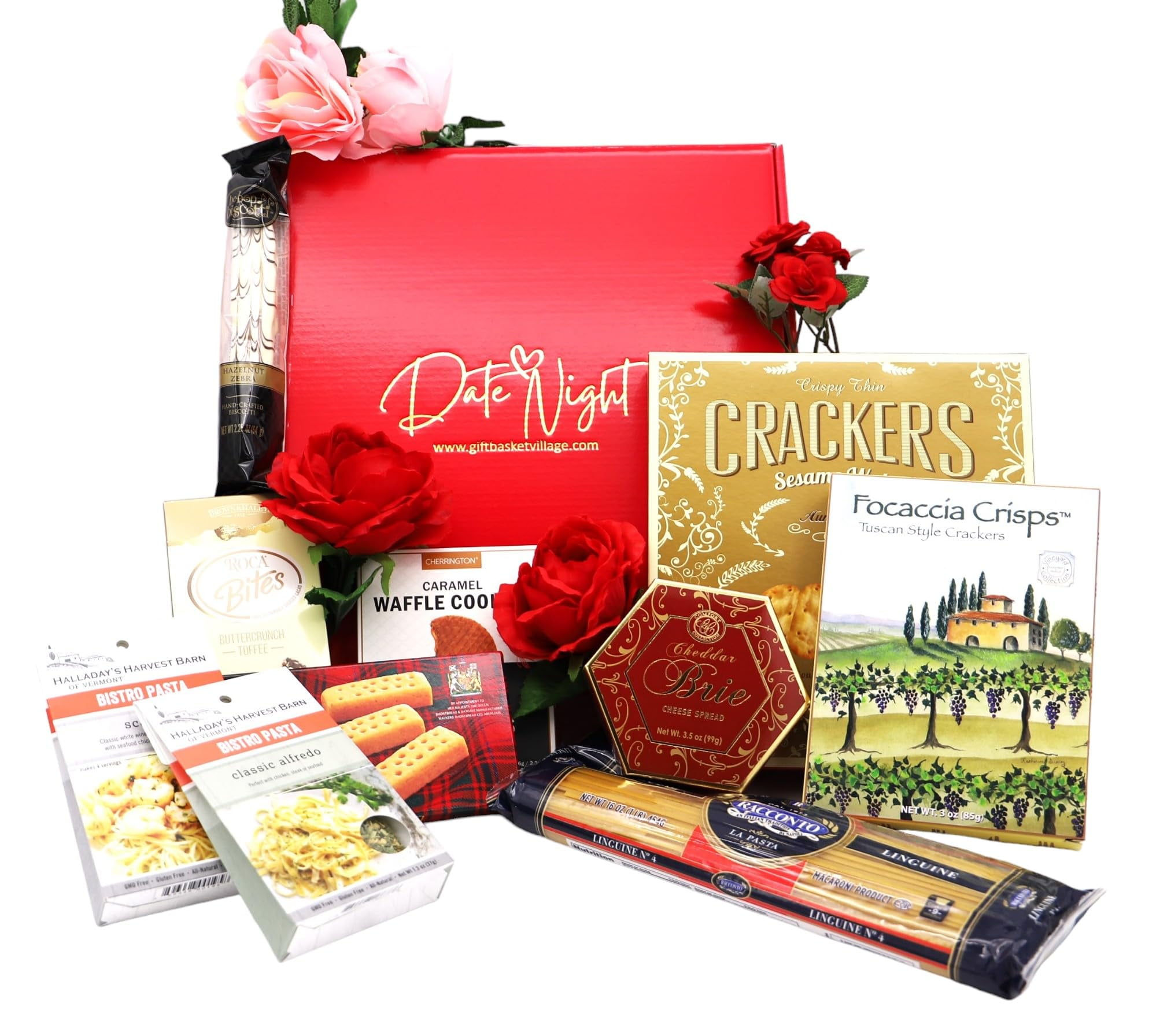 Gift Basket Village Date Night Gourmet Gift Box – Includes Premium ...