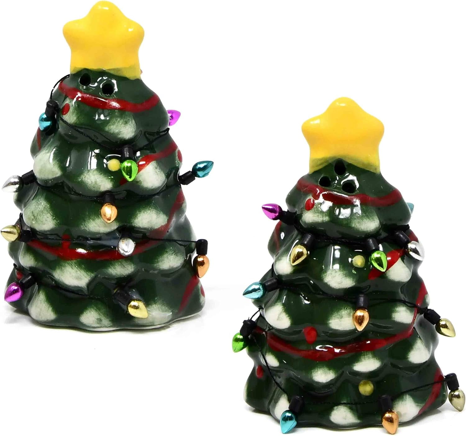 Gift Boutique Christmas Tree Salt & Pepper Shakers Set - Walmart.com