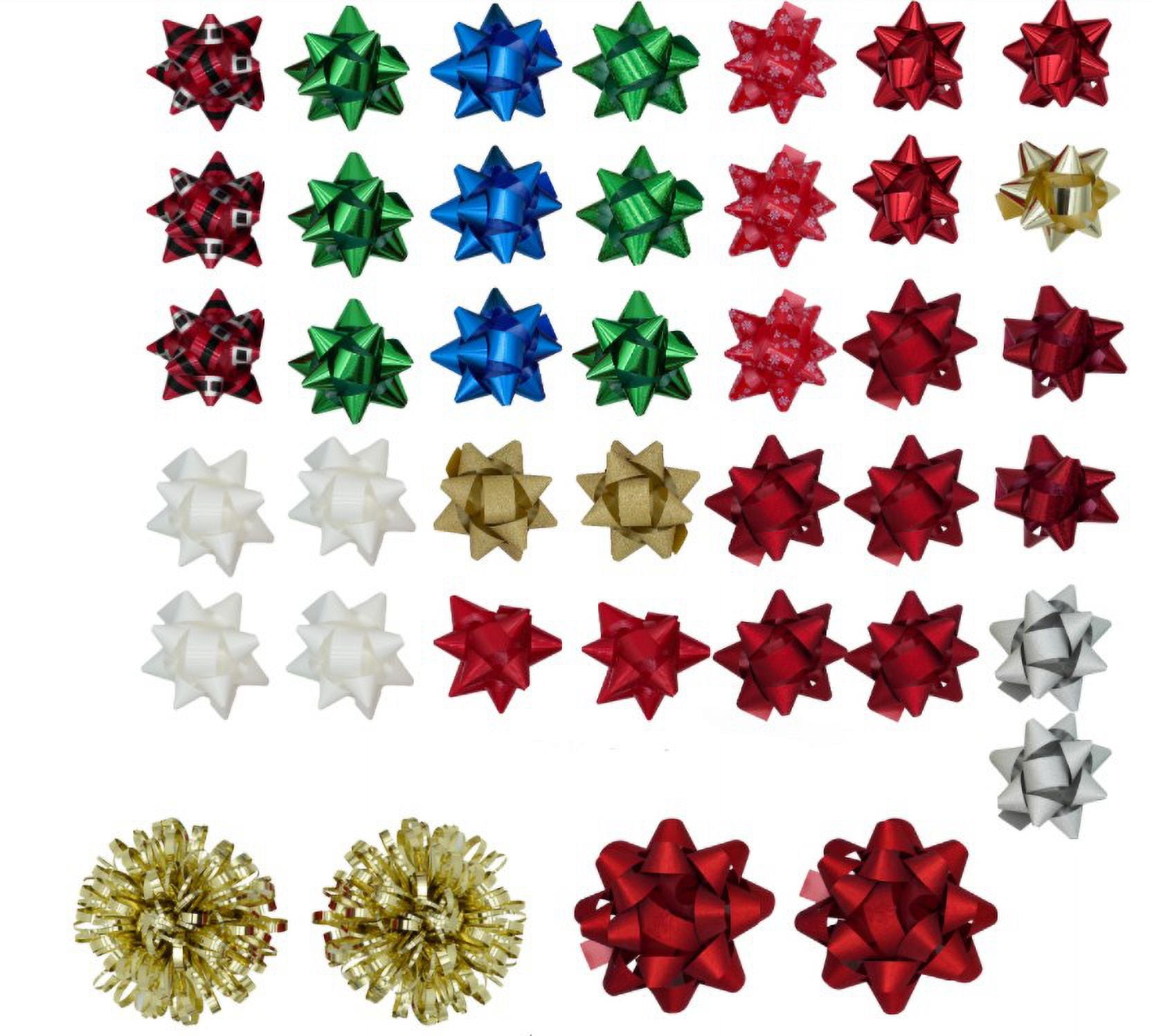 Gift Bows, Assorted Colors, Designs, and Sizes, 40 Count, by Holiday ...