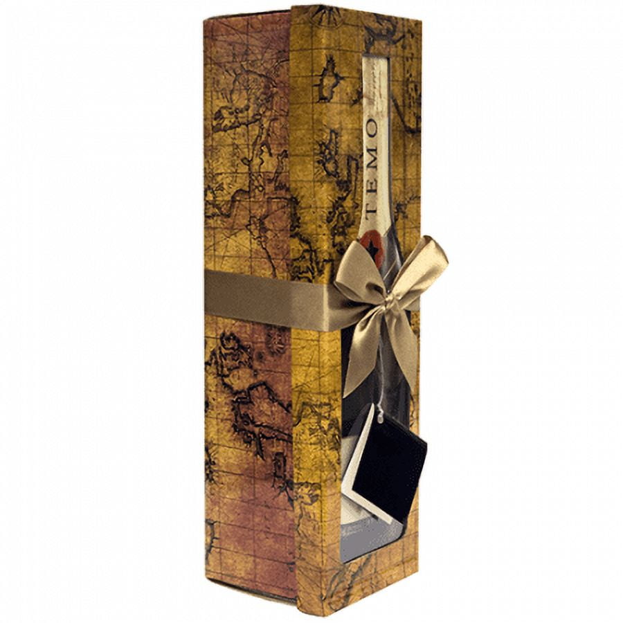 Gift Box -Champagne Pomerol Map Collection Reusable Caddy - Easy to ...