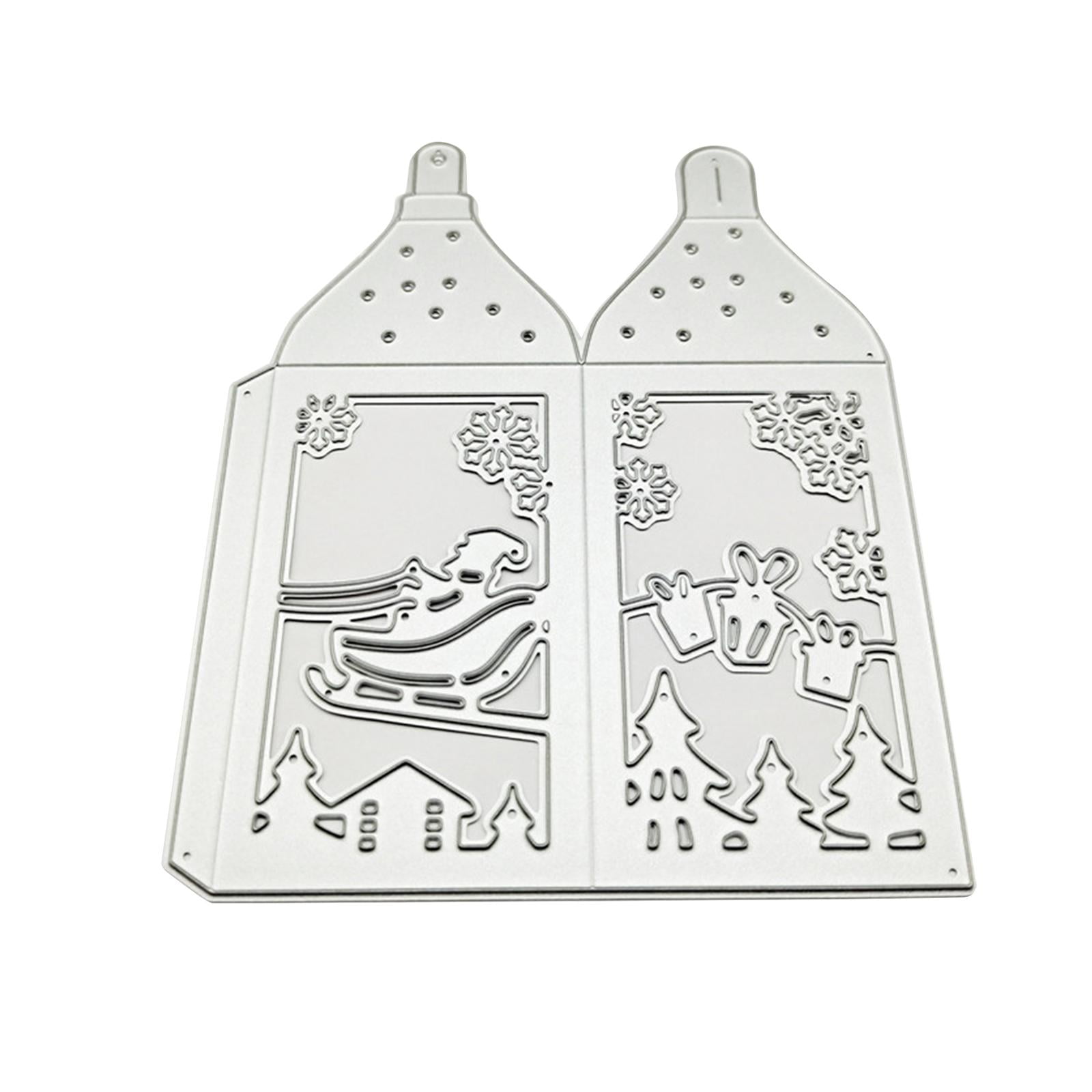 Gift Box Metal Cutting Dies, Christmas Stencils Home Decoration, Card ...