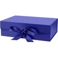 Gift Box with Lid for Presents 10.5x7.5x3.1 Inches with Ribbon and ...