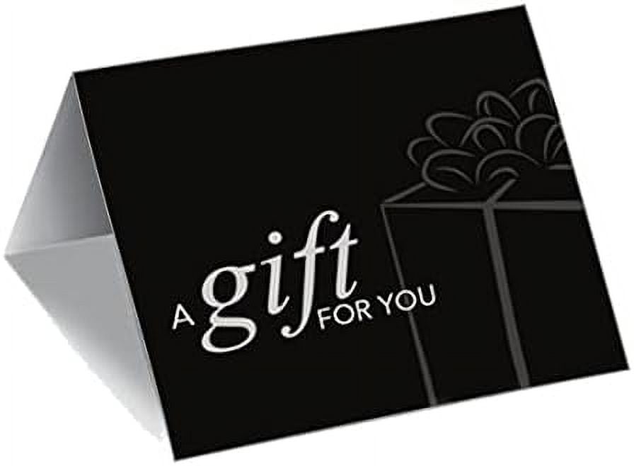 Gift Card Presenter (A Gift for You - Simple Black) 200 Pack$$Office ...