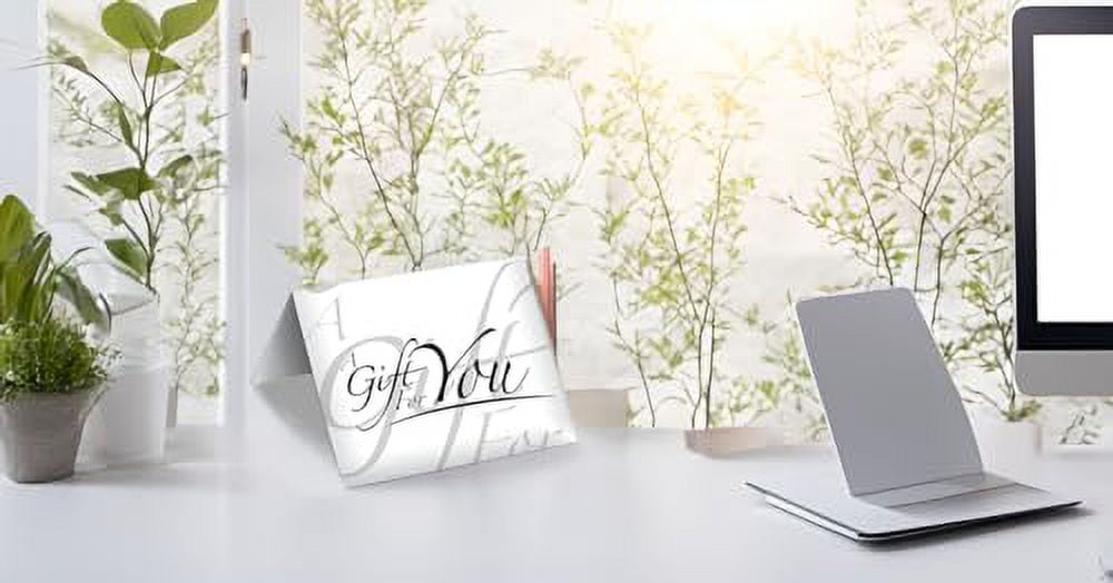 Gift Card Presenter (White - Italic) 100 Pack - Walmart.com