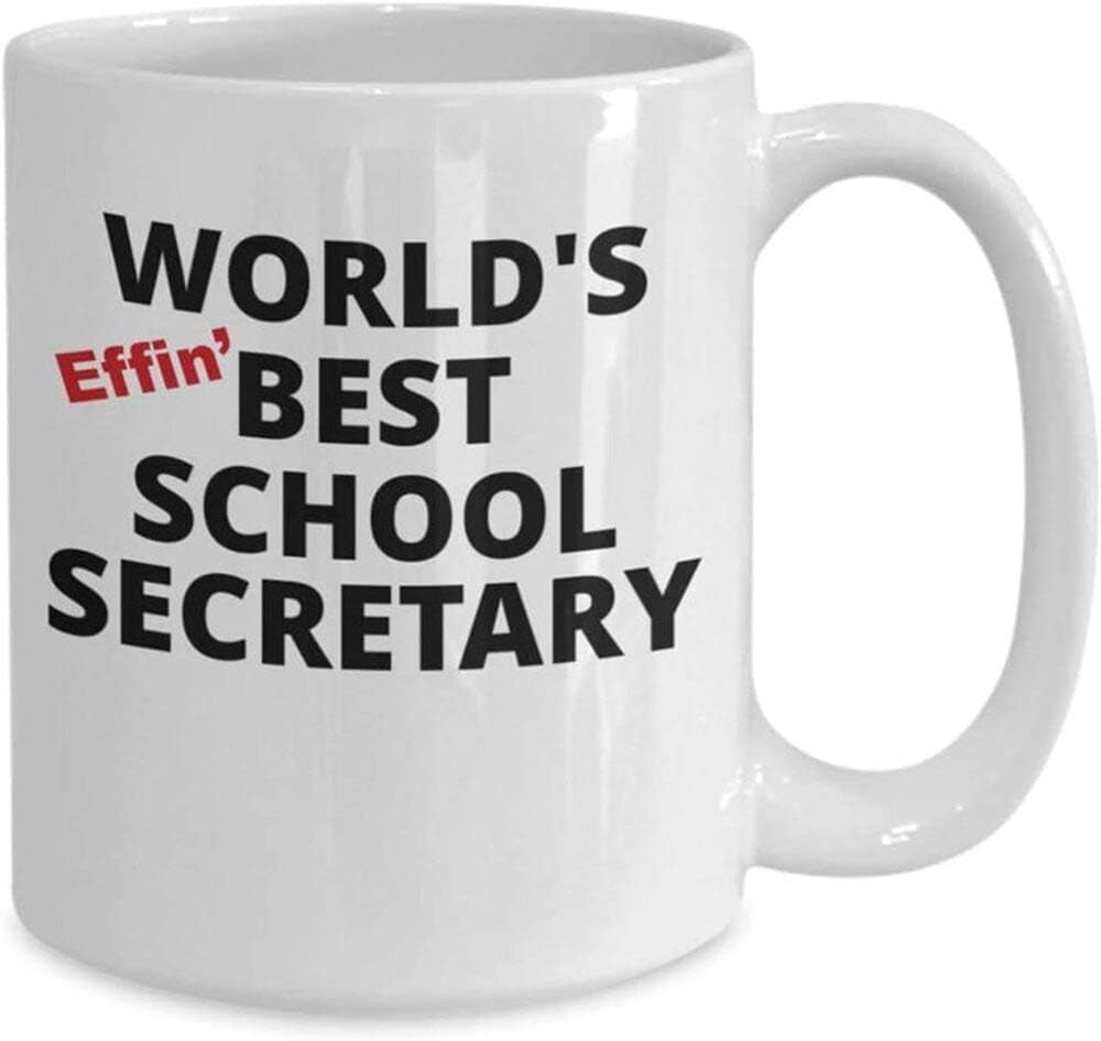 Gift Design School Secretary Mug - Funny World's Effin' School ...