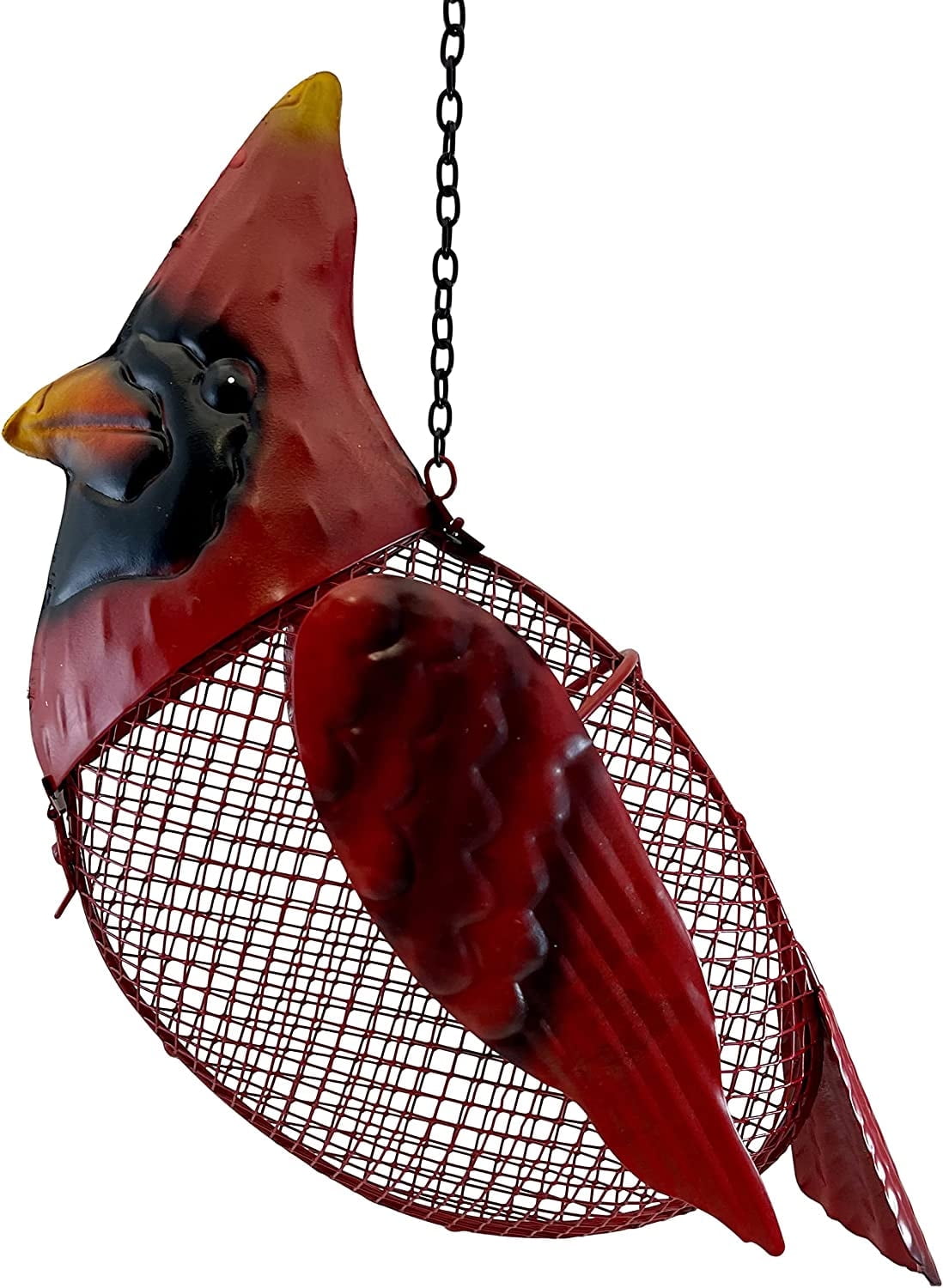 Gift Essentials Mesh Bird Feeder Cardinal Metal Sunflower Seed Feeder ...