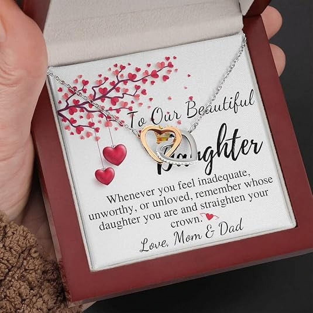 Granddaughter Necklace From Grandma UNGENT THEM Interlocking Heart ...