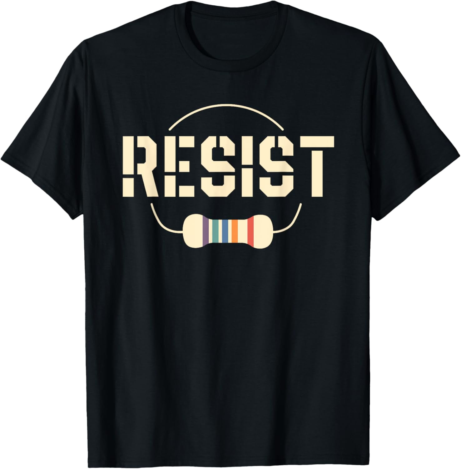 Gift For Electrical Engineer Graduate Men Resist Circuit T-Shirt ...