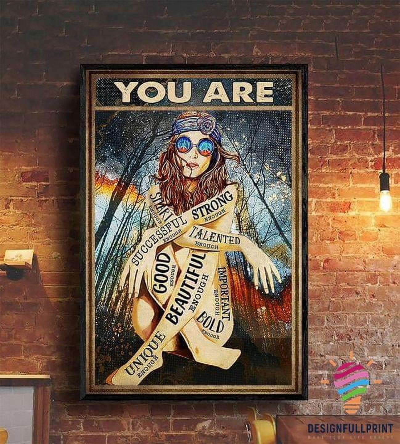 Gift For Hippie You Are A Strong Unique And Beautiful Hippie Girl ...