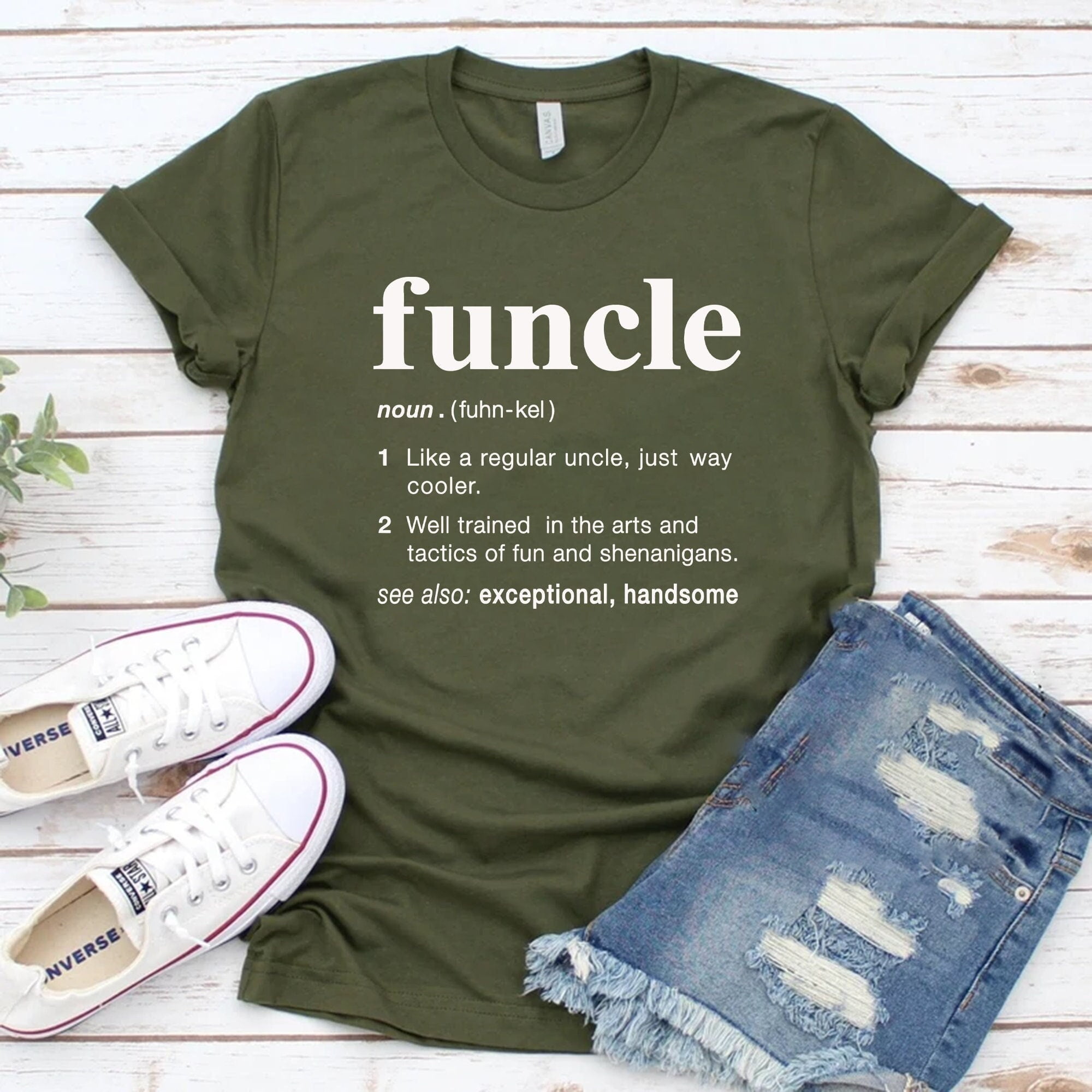 Gift For Uncle, Funcle Definition Shirt, Funny Uncle Tee, Family Shirt ...