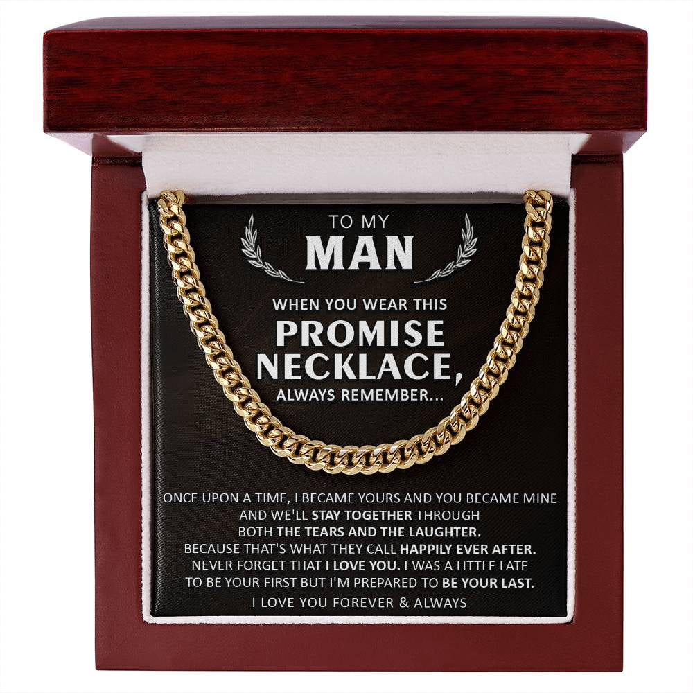 Gift For Your Man - The Laughter, Cuban Link Chain, Stainless Steel or ...