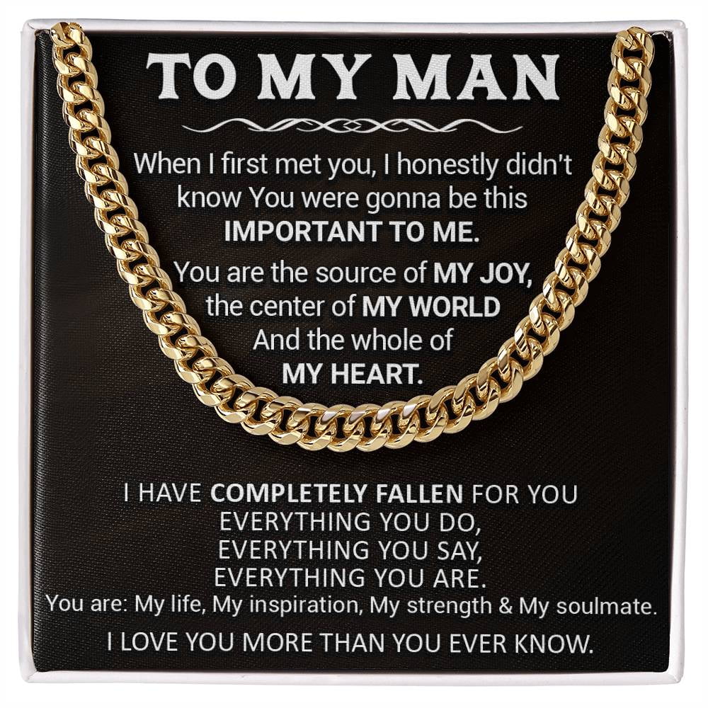 Gift For Your Man - The Source, Cuban Link Chain, Stainless Steel or ...