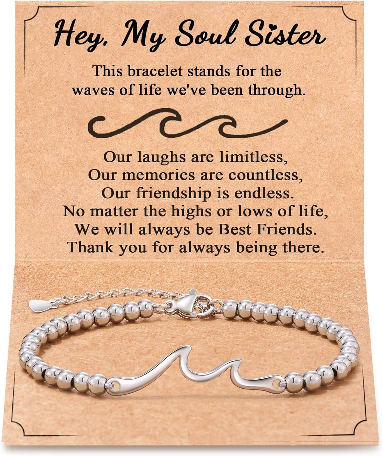 Gift for Friends, The Waves of Life We've Through Together, Woman ...