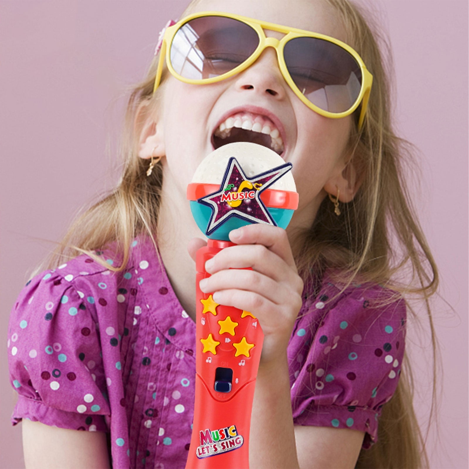 Gift for Girl Boy Kid Children's Toy Microphone Bluetooth Sound ...