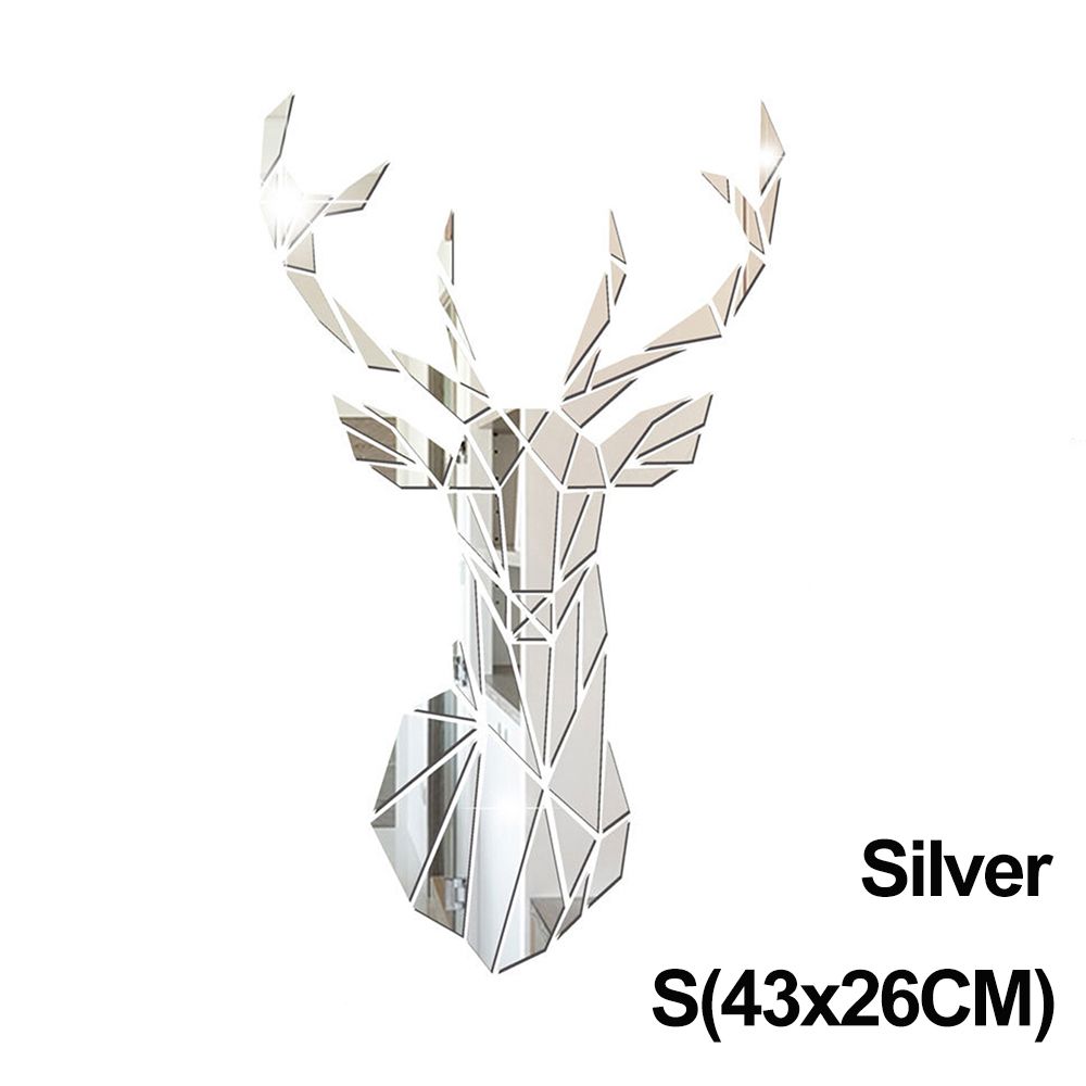 Gift Home Decoration Multiple Sizes Living Room Mural 3D Deer Head ...