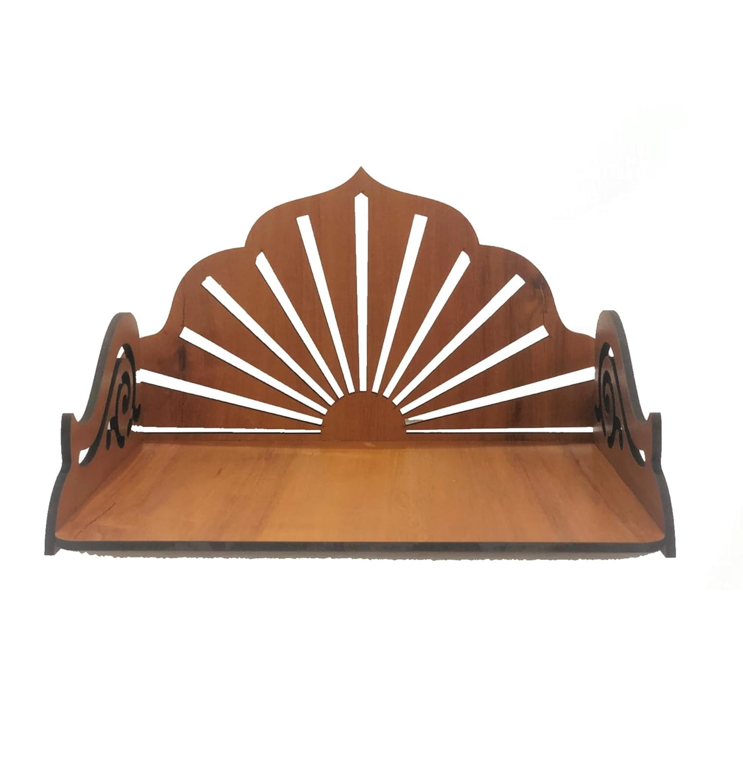 Gift India Touch Wood Art and Craft Wooden Murti Stand for Home Wooden ...