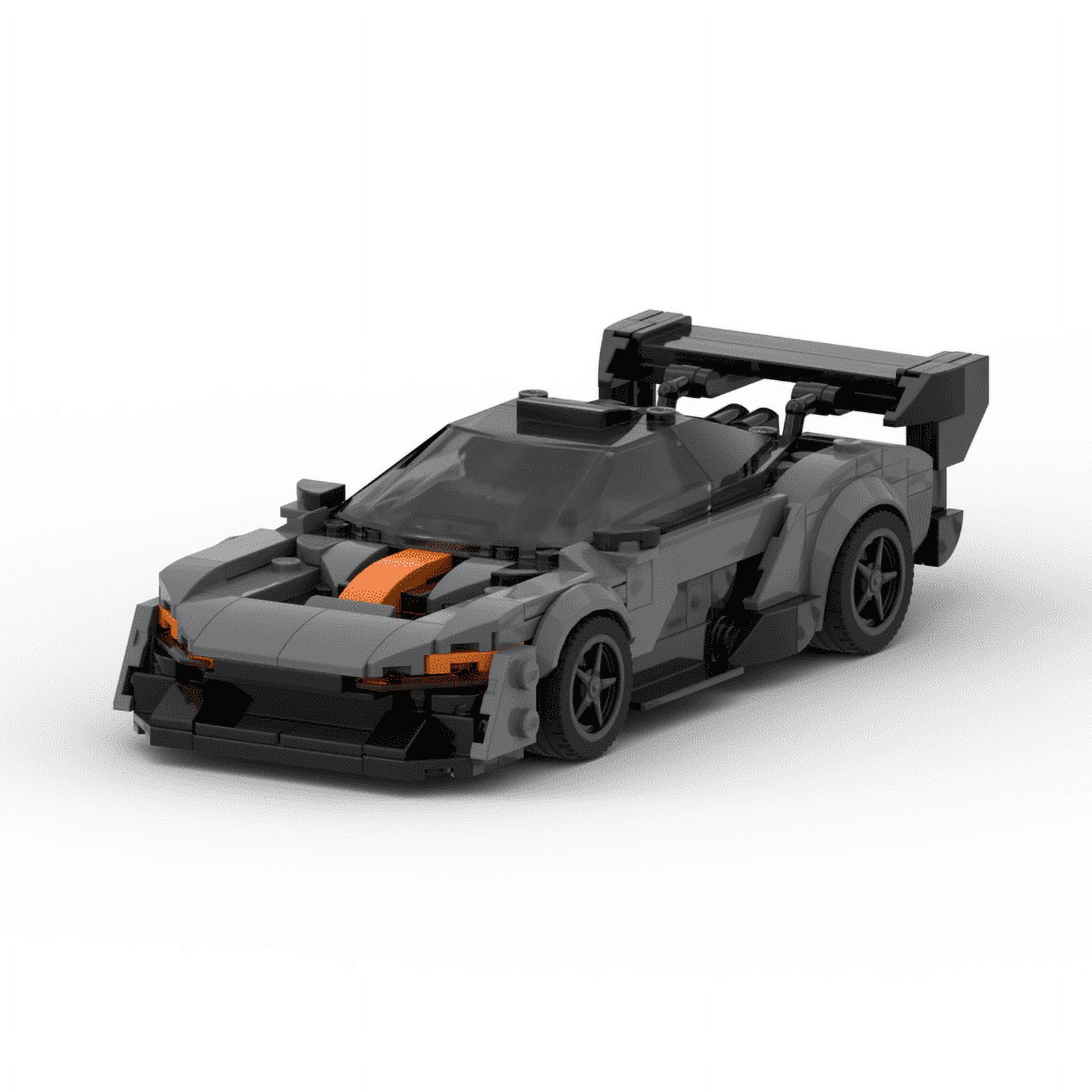Gift MOC Senna GTR racing Speed Champion Racer Building Blocks Brick ...