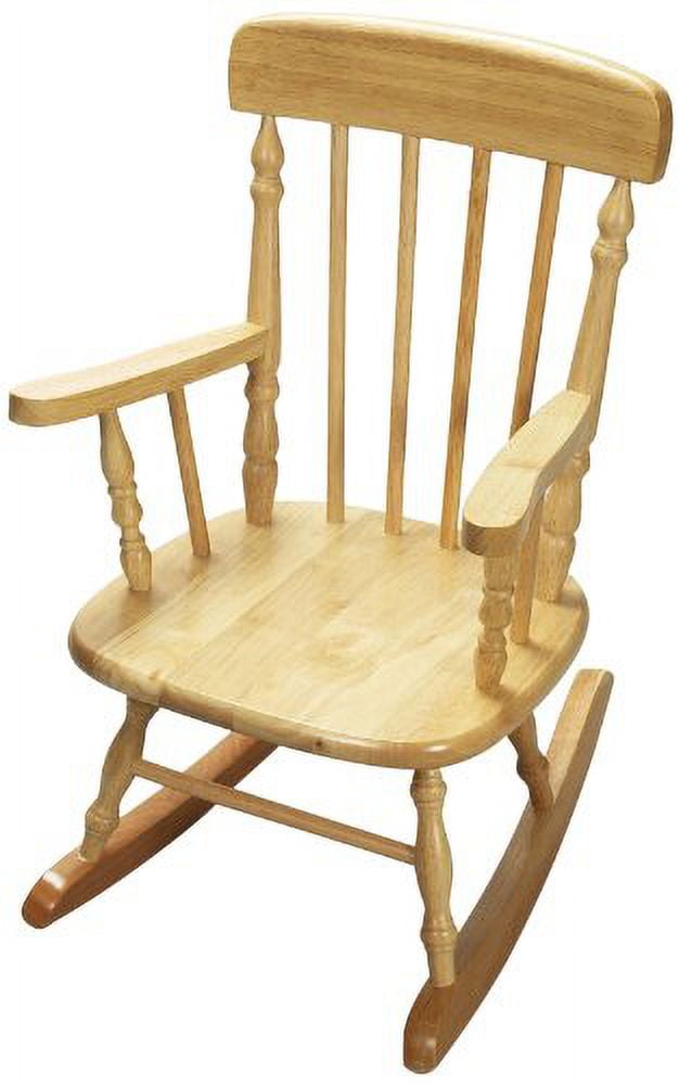 Gift Mark Children's Spindle Rocking Chair, Natural - Walmart.com