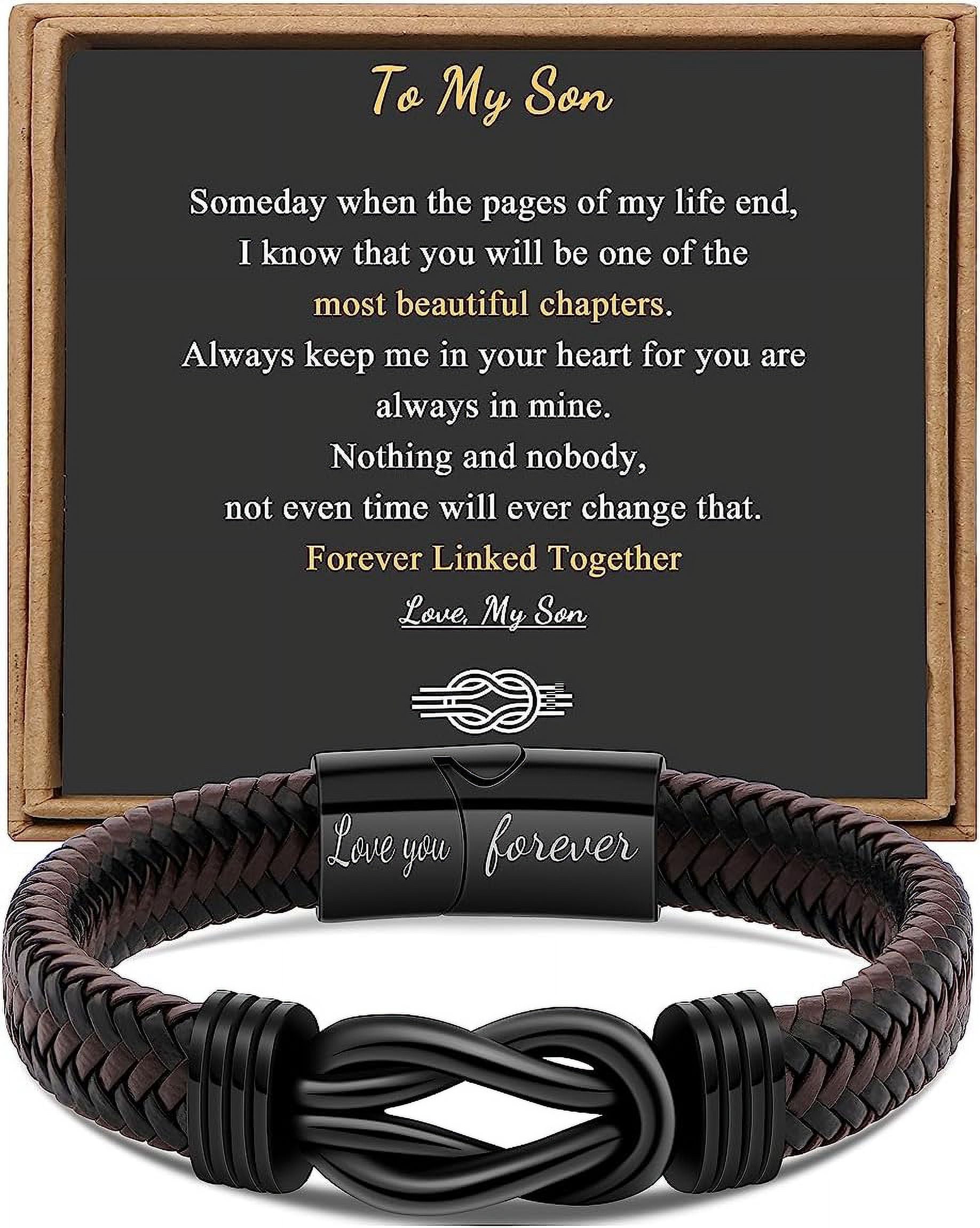 Gift For Men Infinity Bracelet For Men Dad Husband Boyfriend Son ...