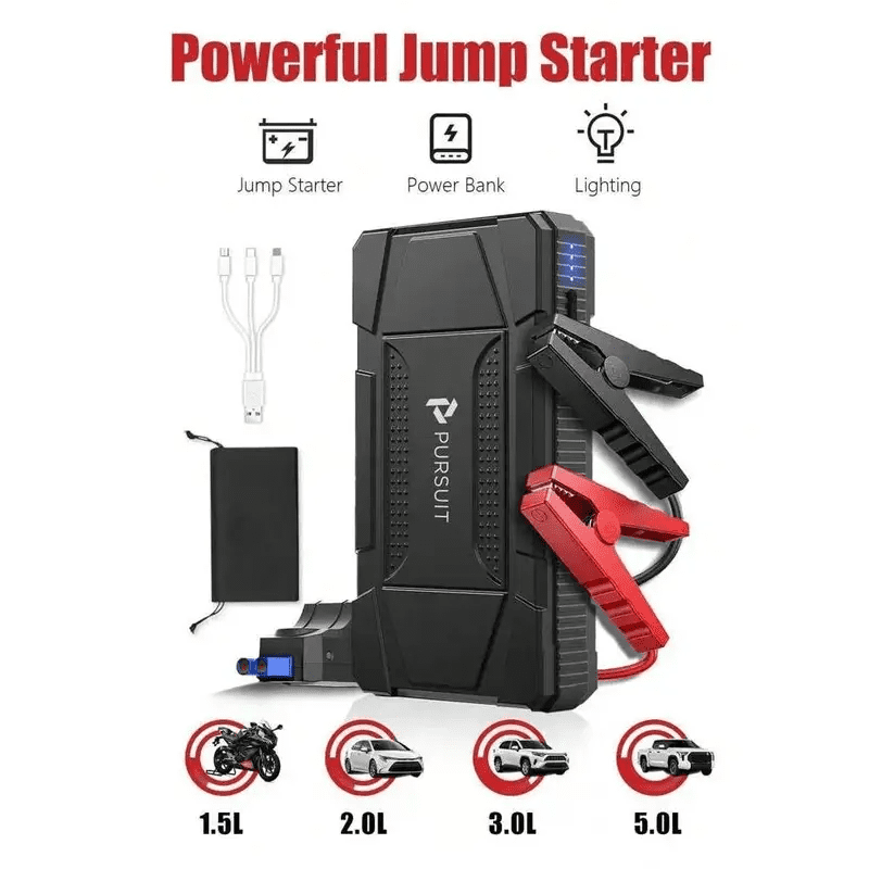 Gift for Men/Women,Portable UltraSafe Smart Jump Starter & Power Bank ...