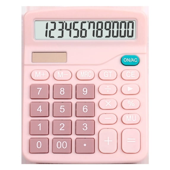 Gift Office Calculator Large Screen Solar Dual Power Electronic ...