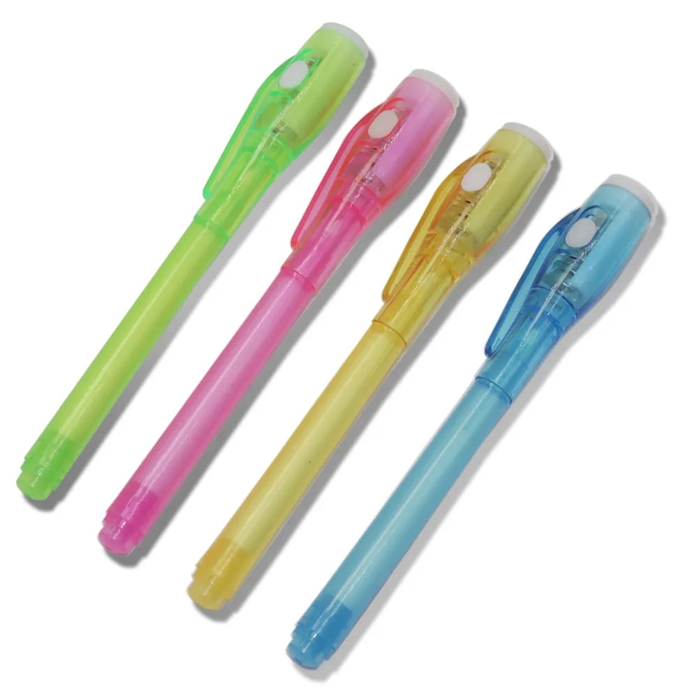 Gift Pen Magic Purple 2 In 1 UV Graffiti Black Light Combo Creative ...