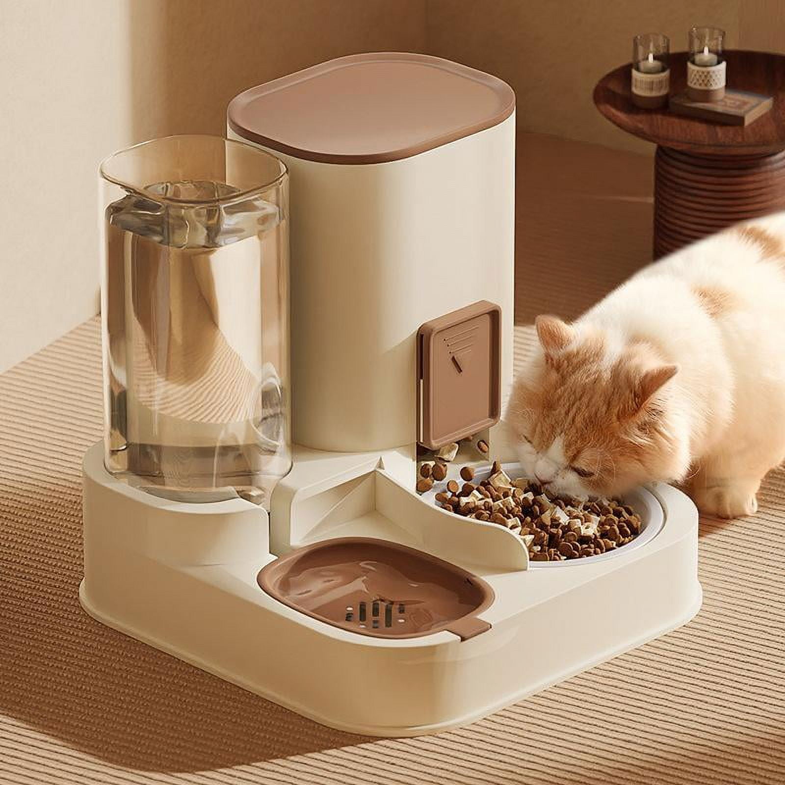 Gift For Pets, Pet Food Dispenser & Water Dispenser, 2 in 1 Pets ...
