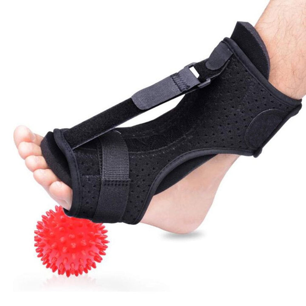 XIRQI Adjustable Plantar Fasciitis Night Splint: Orthotic Brace for ...