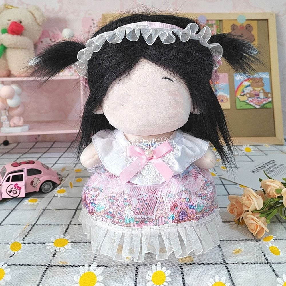Gift Playing House Cotton Stuffed Changing Dressing Game 20CM Doll ...