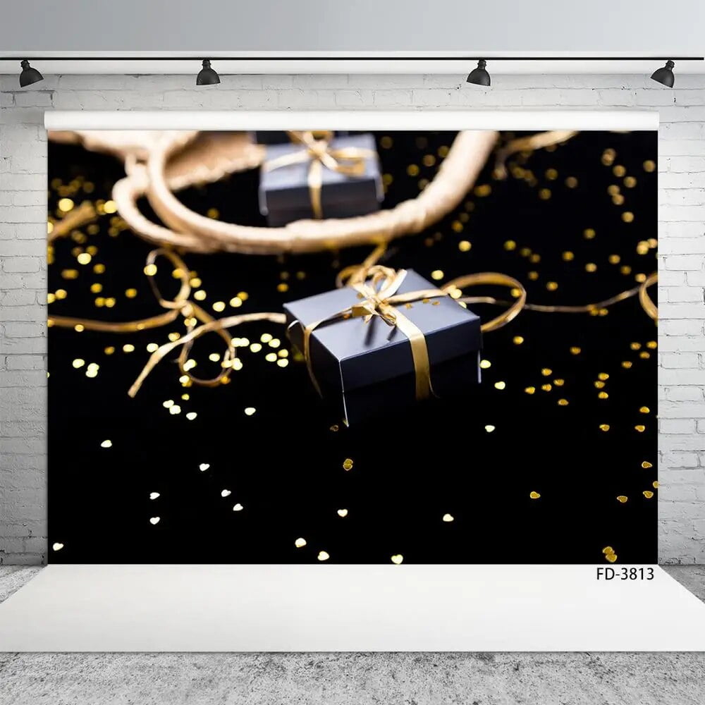 Gift Polka Dots Bokeh Glitter Valentine’s Day Phorography Background ...