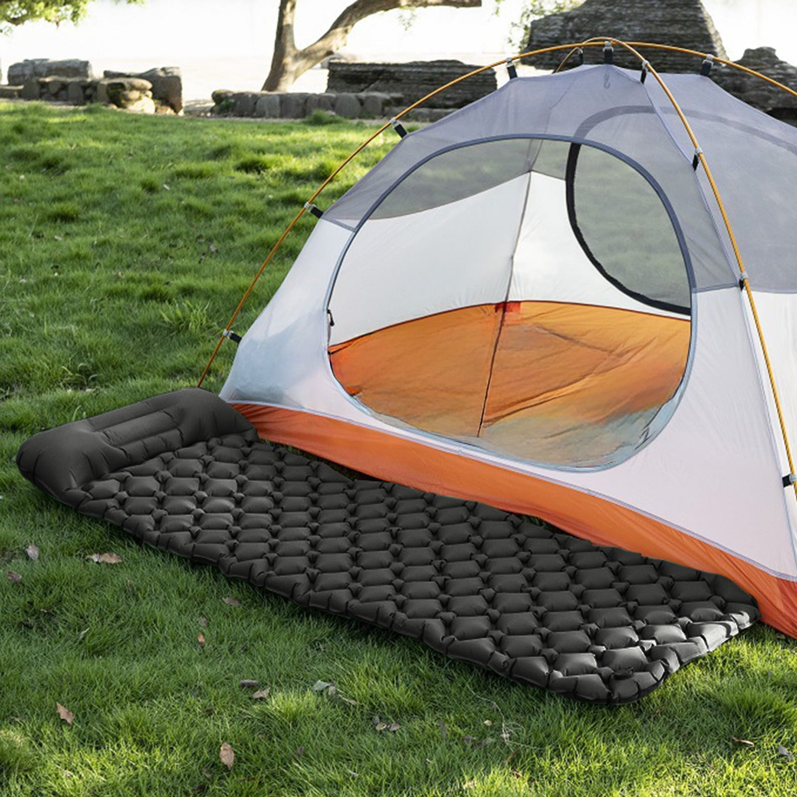 Gift Ready, Inflatable Sleeping Pad for Camping, Ultralight Sleeping ...