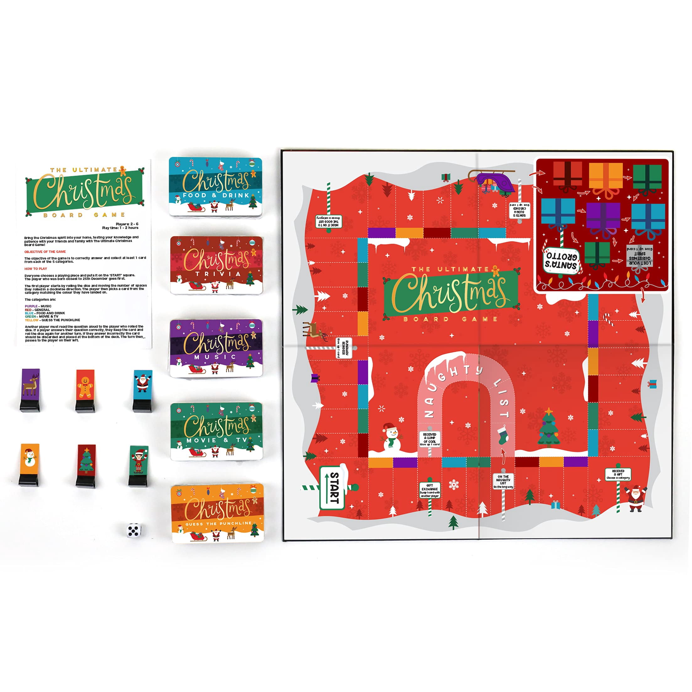 Gift Republic Ultimate Christmas Family Board Game - Walmart.com
