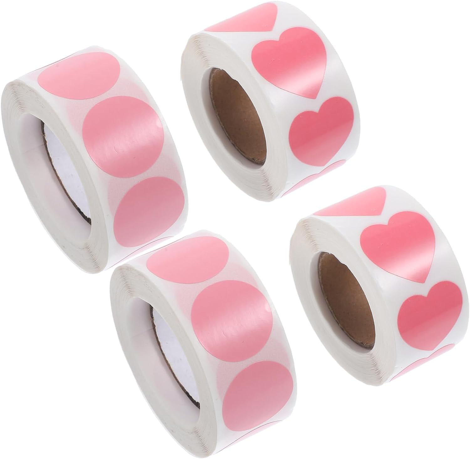 Gift Round Stickers Sticker Paper 4 Rolls of Daily Use Stickers Labels ...