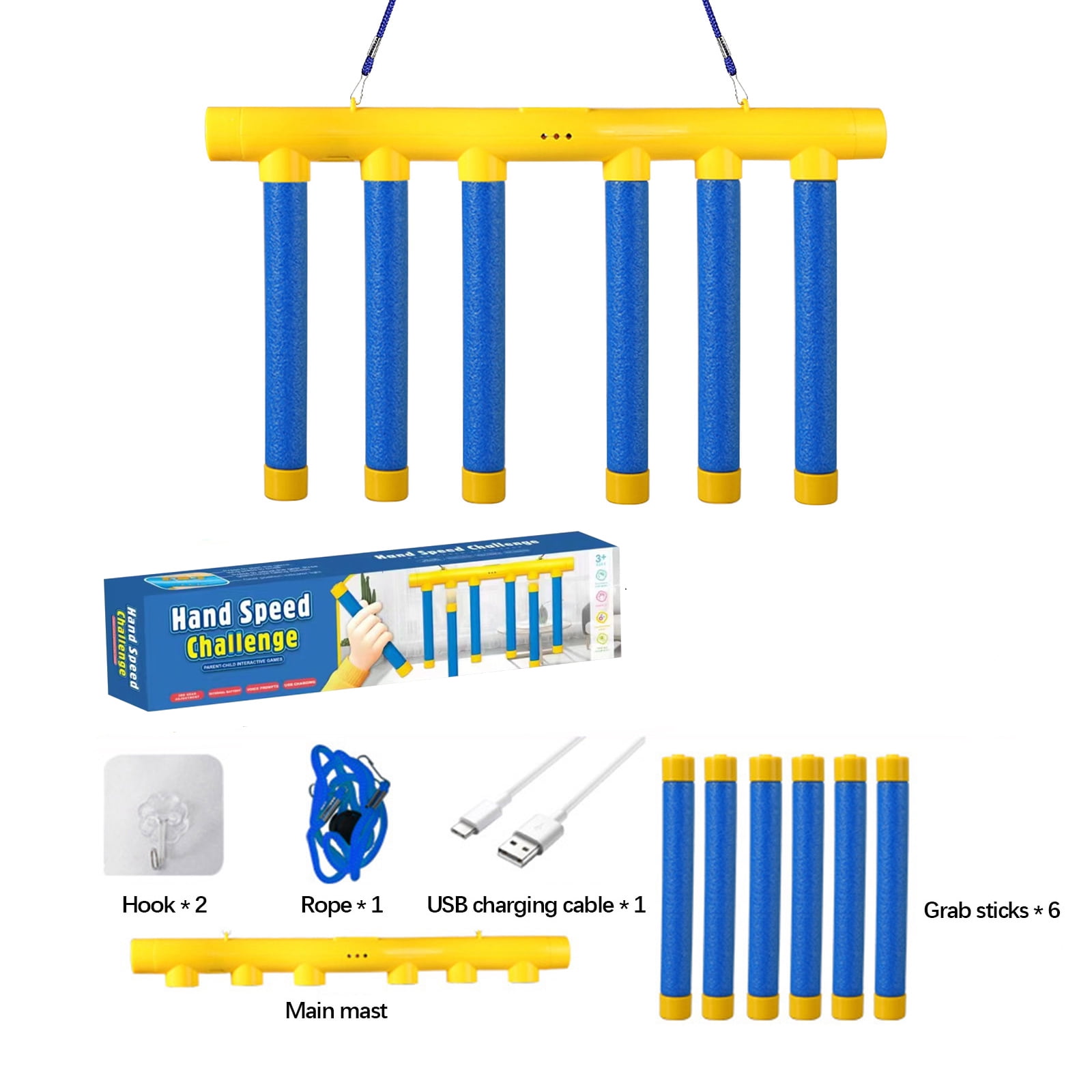 Gift Savings Deals! Reflex Challenge Game, Catching Sticks Game, Drop ...