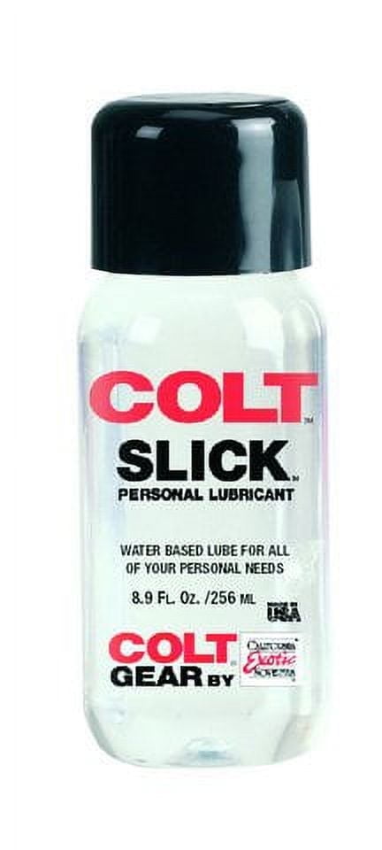 Gift Set Of Colt slick personal lube - 8.9 oz And one package of Trojan ...