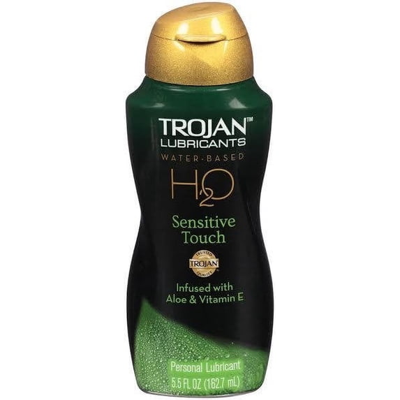 Gift Set Of Trojan H2O Sensitive Touch Lubricant 5.5oz And a Tube if ...