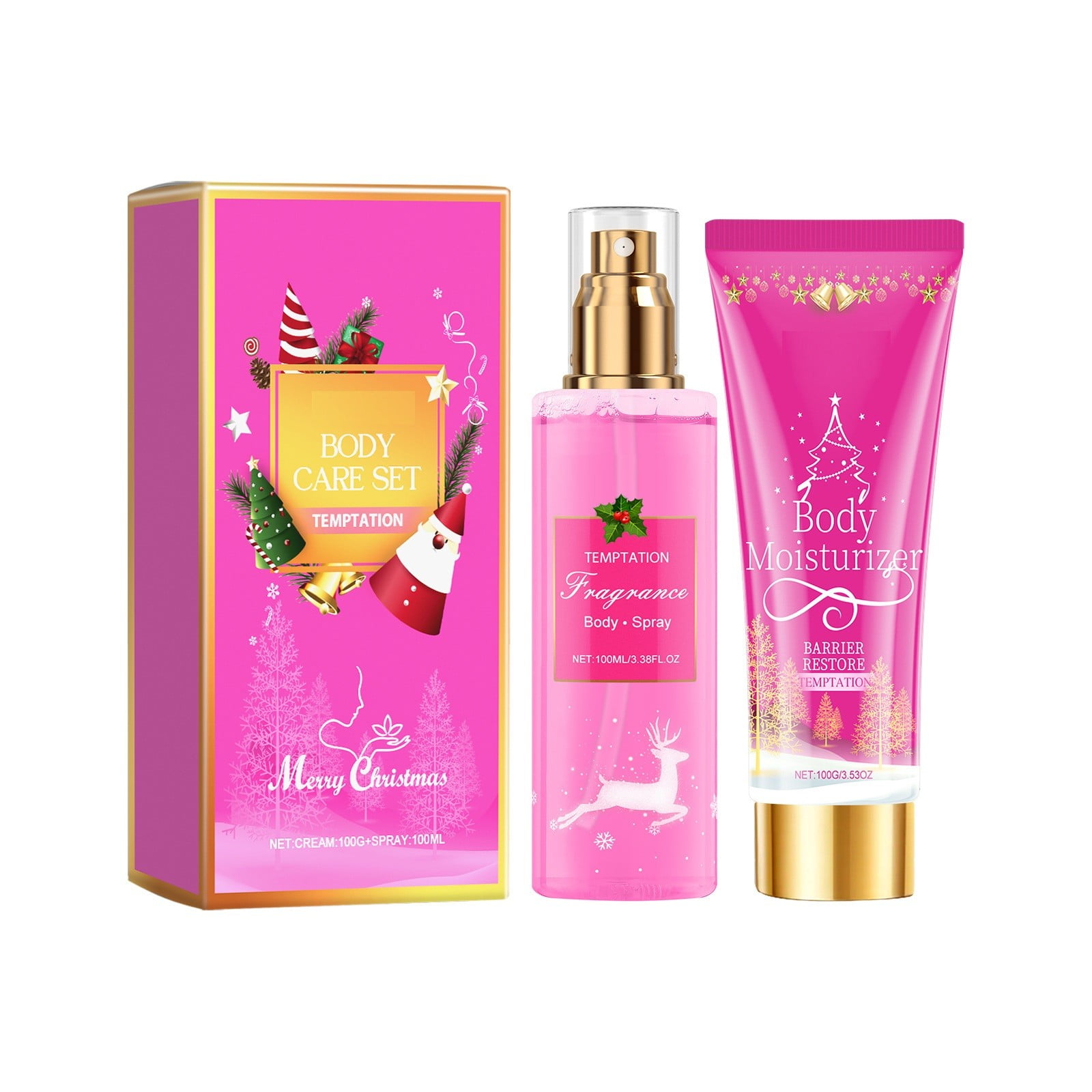 Gift Set Women Body Lotion & Spray Birthday Gifts For Women Rose Womens ...