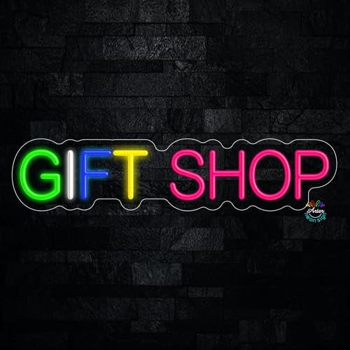 Gift Shop LED Neon Sign 27"L x 6"H #32316 - Walmart.com