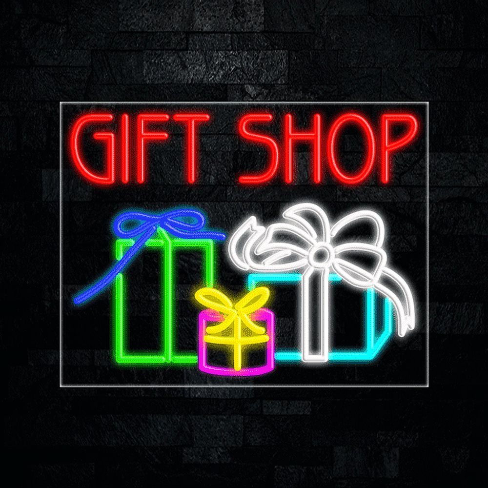Gift Shop LED Neon Sign #31718 Made in USA - Walmart.com