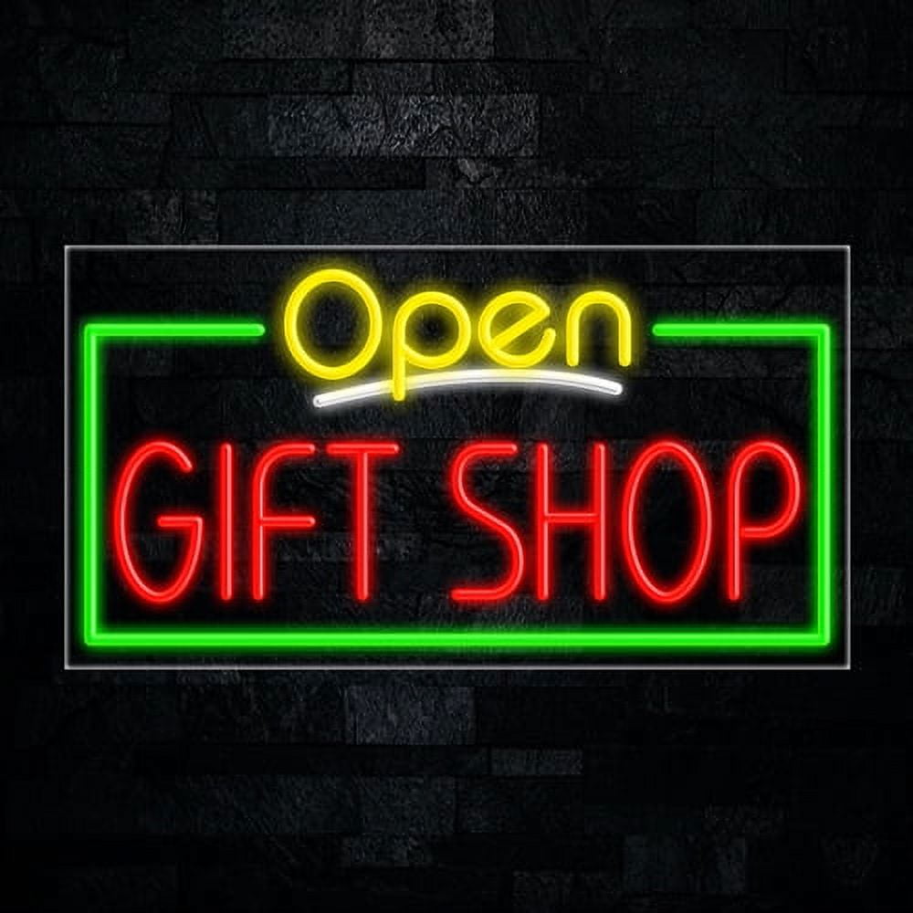 Gift Shop LED Neon Sign 33"L x 18"H #35737 - Walmart.com